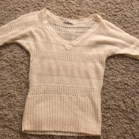 Tops | Cream Colored Sweater | Poshmark